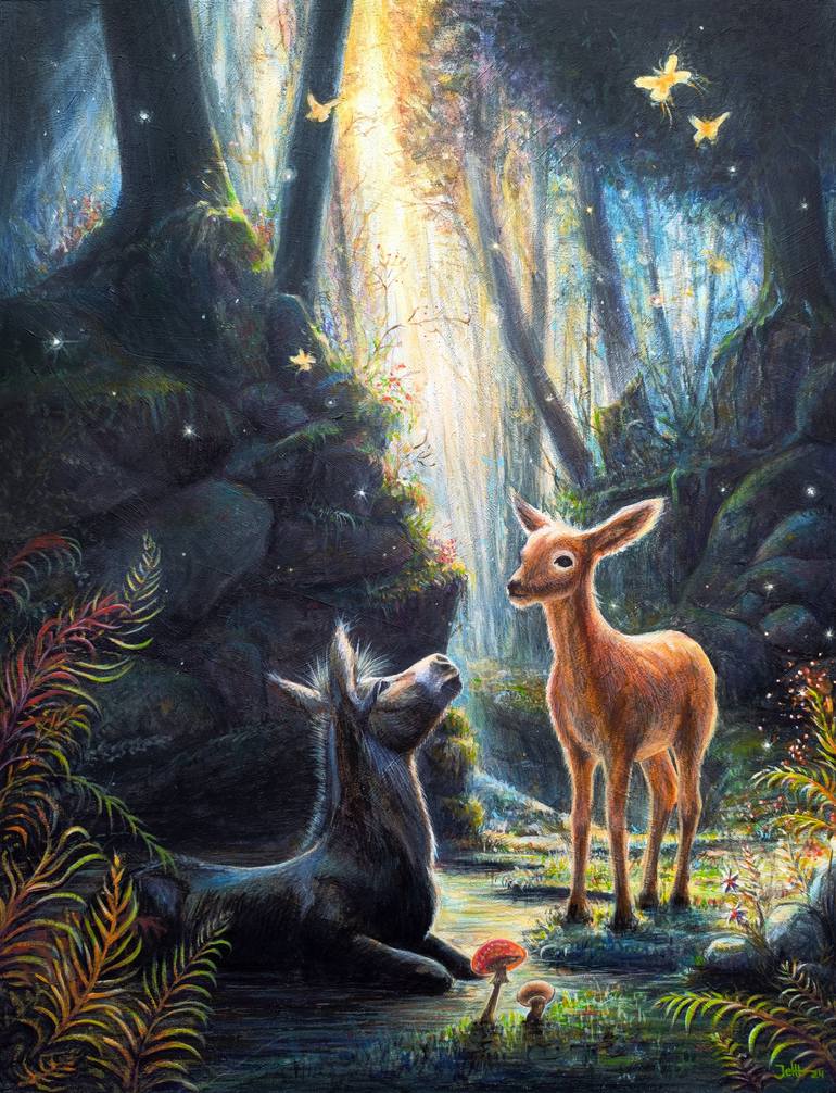 Love Ballad Painting by Jelena Zivkovic | Saatchi Art