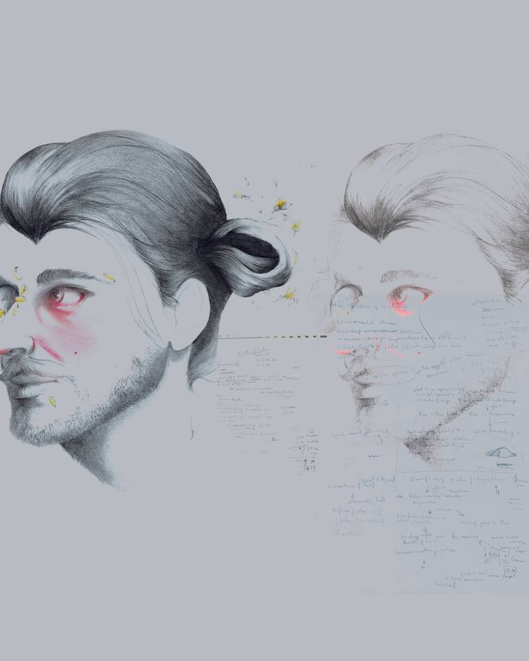 Andres Drawing by Eva Bodok | Saatchi Art