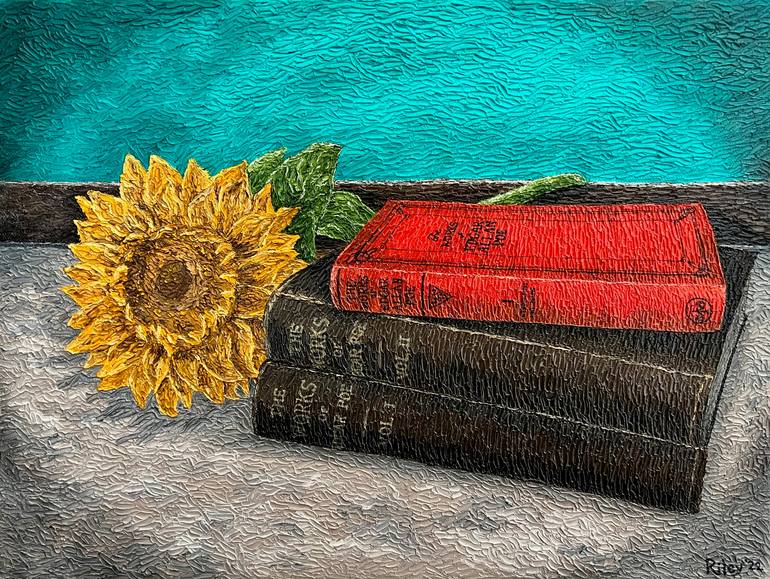 Forgotten Lore (Framed) Painting by Patrick Riley | Saatchi Art