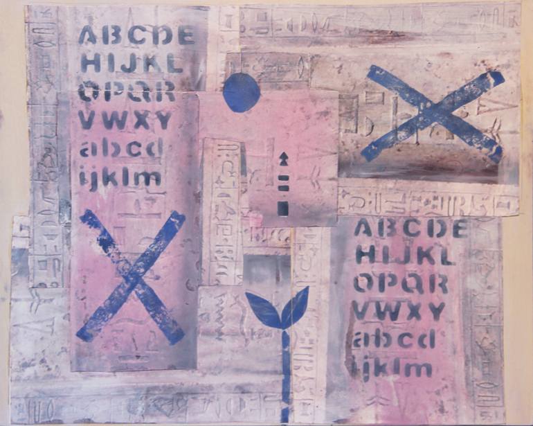 Skirting The Labyrinth Collage by Golda Disc Eigo | Saatchi Art