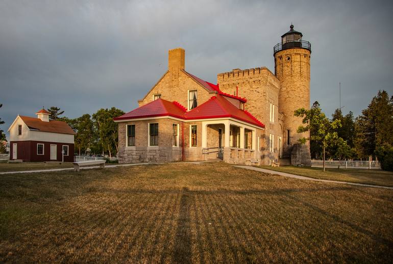 Red Roof Castle Photography by Aaron Williams | Saatchi Art