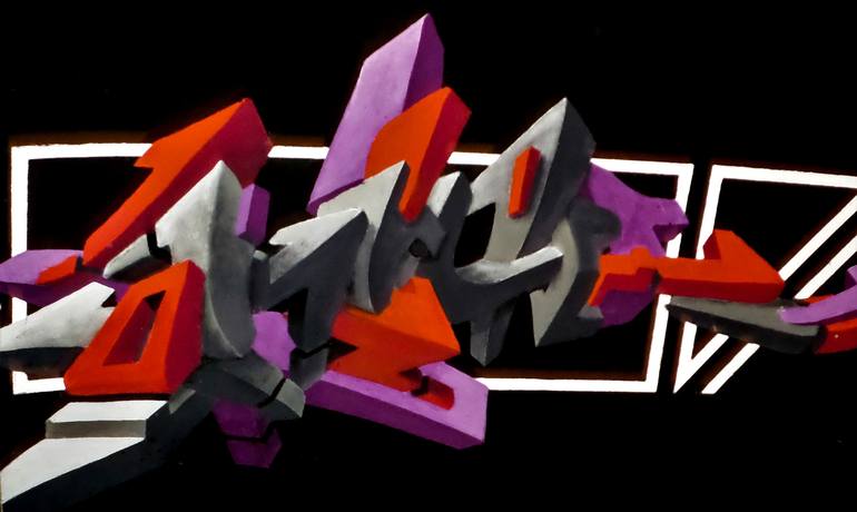 ONEYE 3D Painting by Steve Meyerholz | Saatchi Art