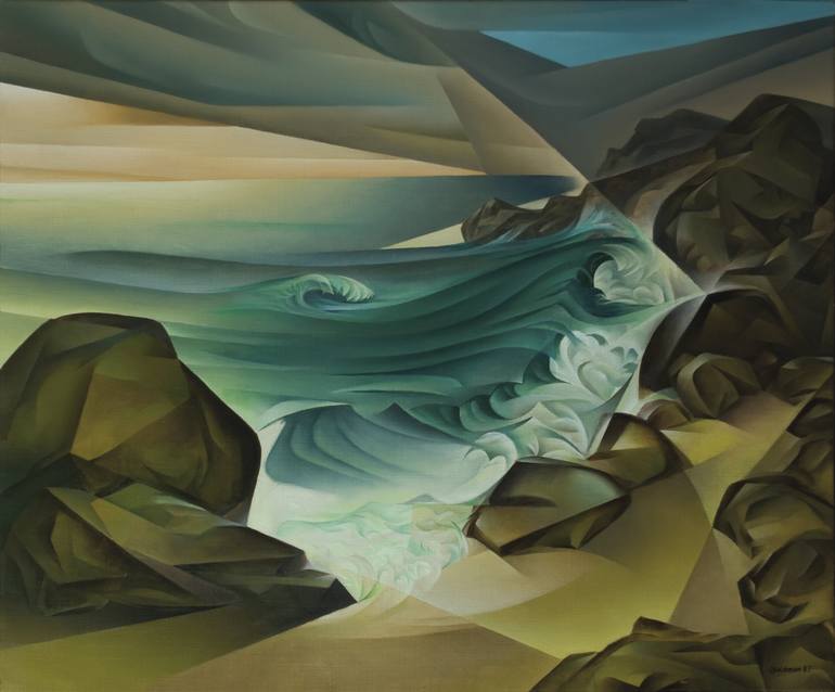 An der Küste Painting by Isaac Feldman | Saatchi Art