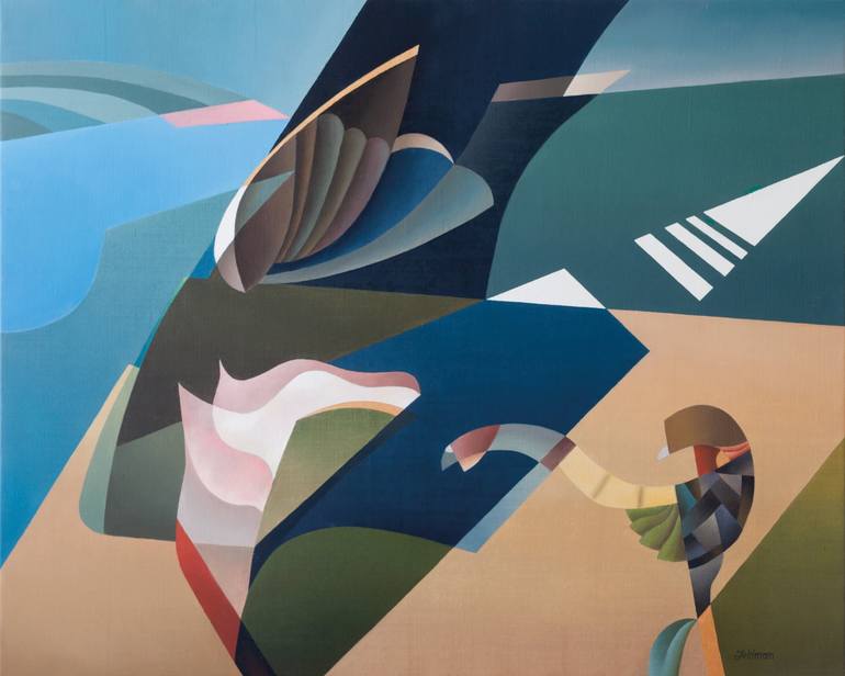 Die Sonne auf dem Straßenrand Painting by Isaac Feldman | Saatchi Art