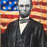 President Lincoln Painting by Sara Gauthier | Saatchi Art