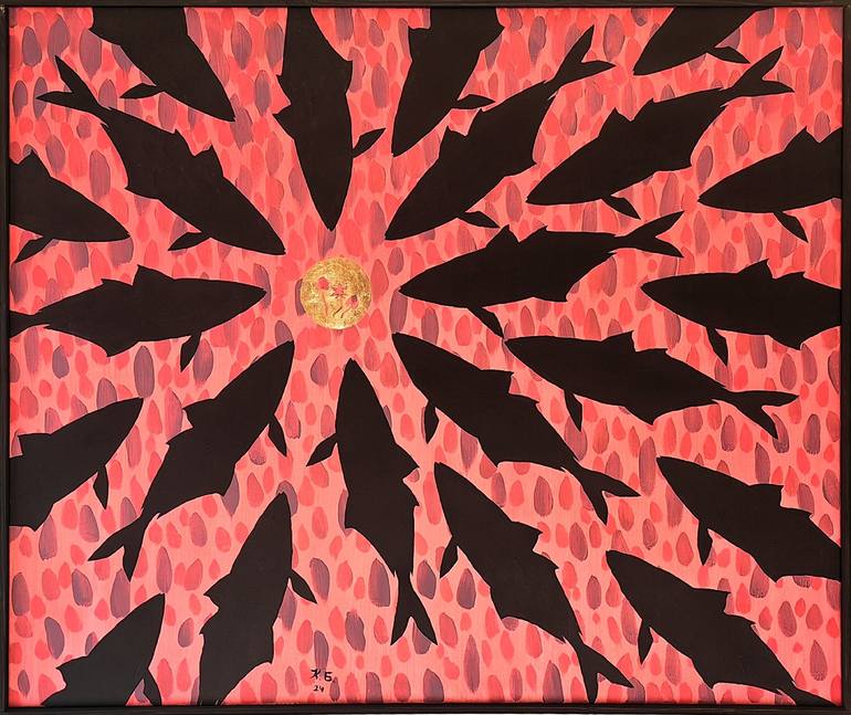 Fishes Painting by Kristiyan Balabanski | Saatchi Art United Kingdom