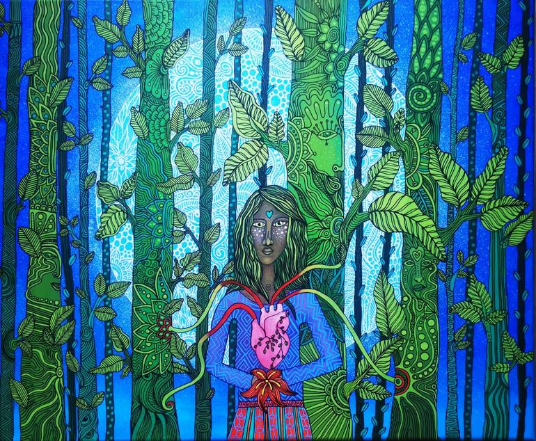 Connection Painting by Luiza Poreda | Saatchi Art