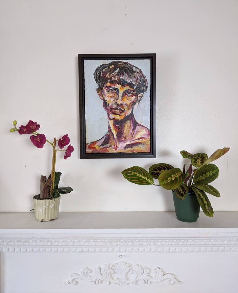 Goop Boy Painting by Montina Hussey | Saatchi Art