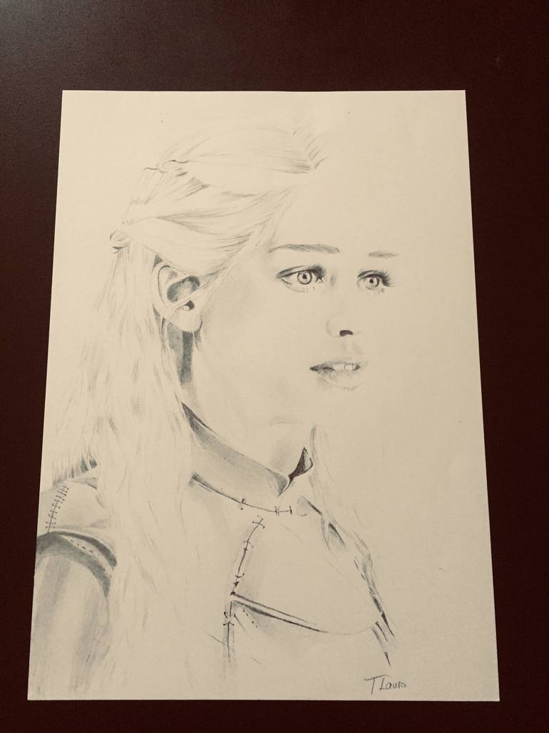 Daenerys Drawing by Lali Toma | Saatchi Art