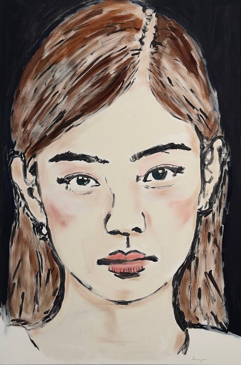 Akiko Painting by Antonino Siragusa | Saatchi Art