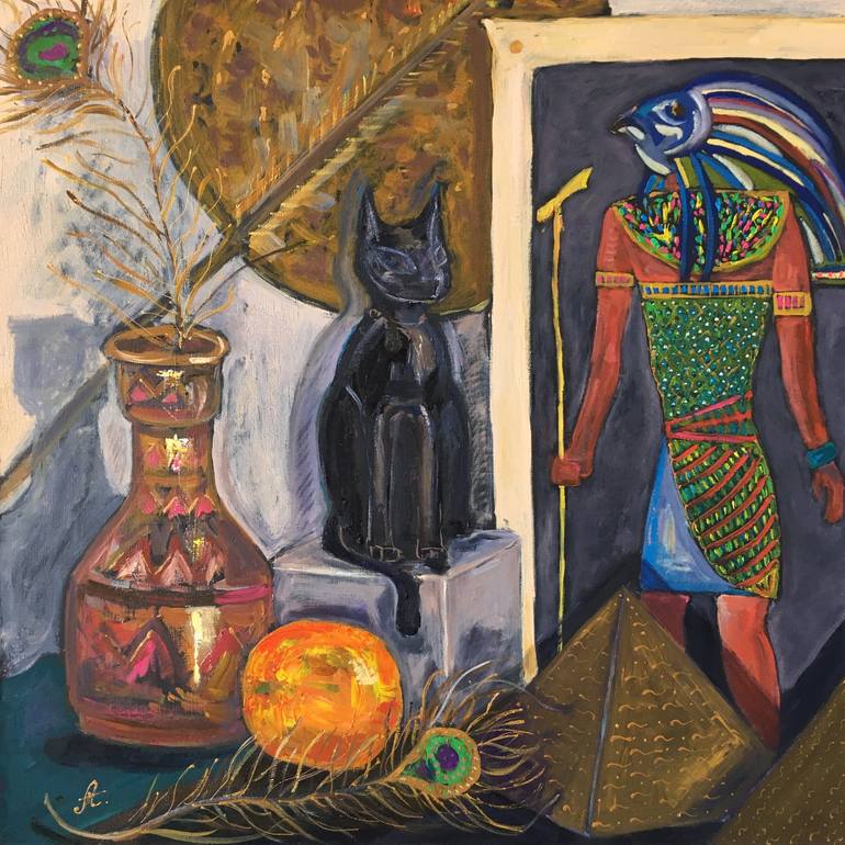 Mystery of the past Painting by Angelika Aks | Saatchi Art