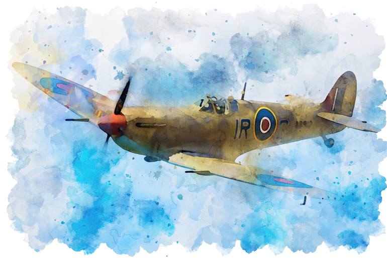 Spitfire Plane Drawings