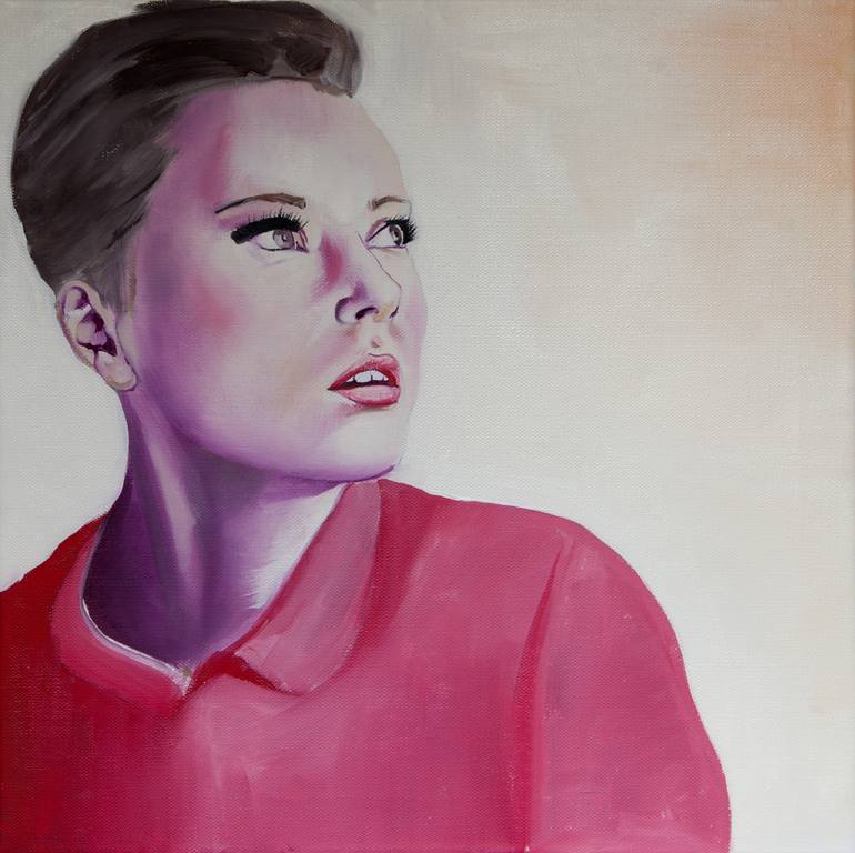 Amazed Painting by Janos Kujbus | Saatchi Art