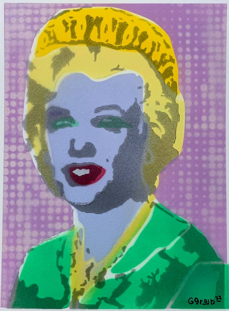 Queen Marilyn 4 Painting by Gerald Bell | Saatchi Art