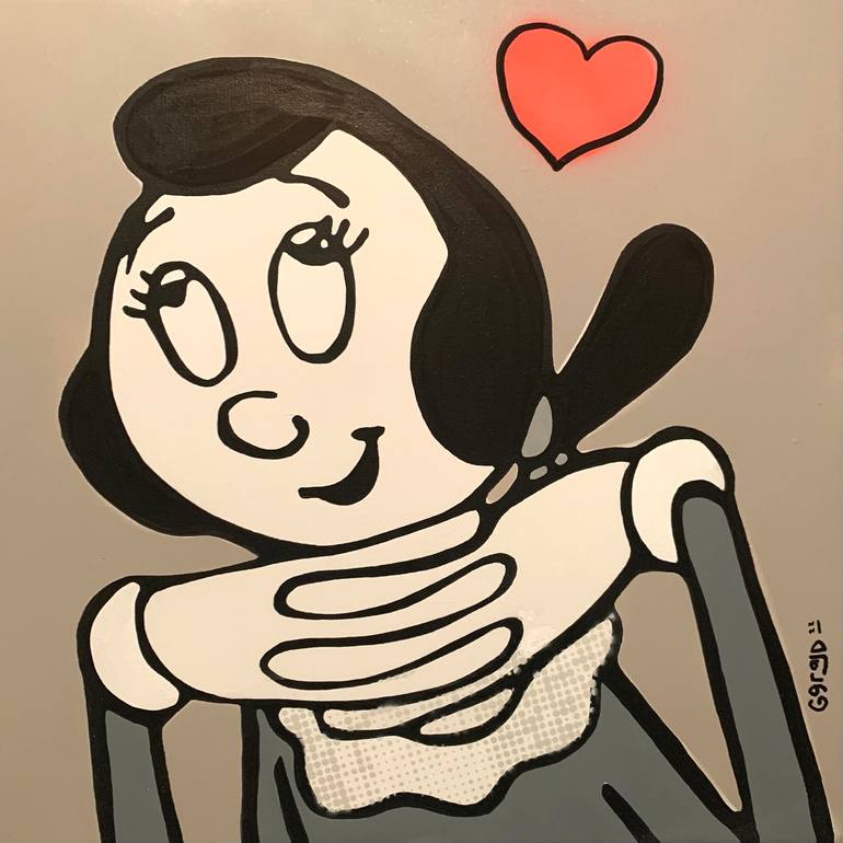 oyl in love Painting by Gerald Bell | Saatchi Art