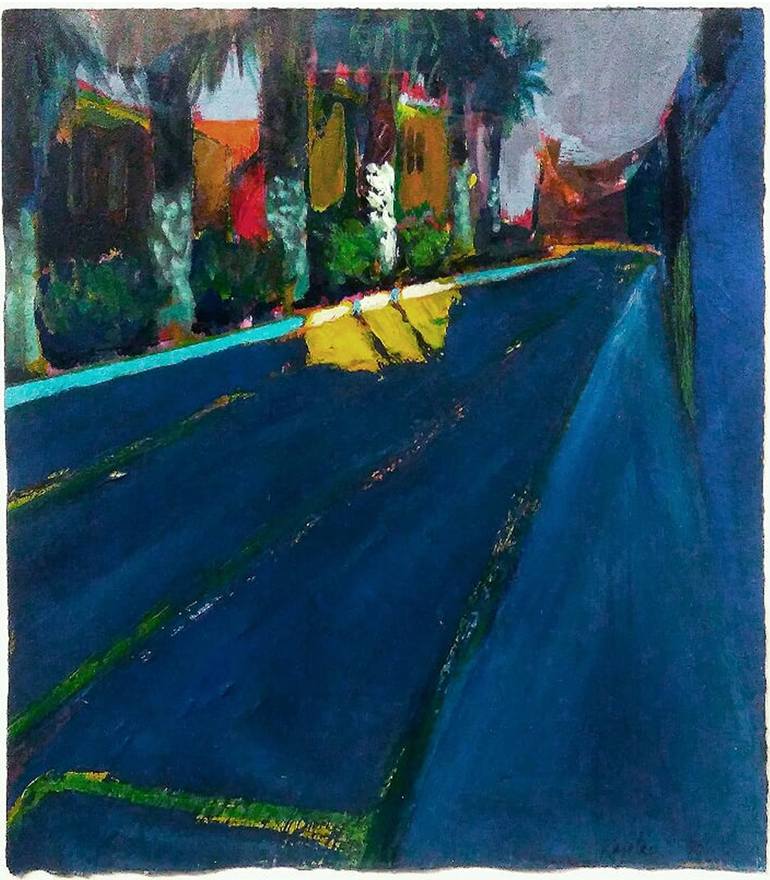 Blues for La Paz Painting by Dale Kaplan | Saatchi Art