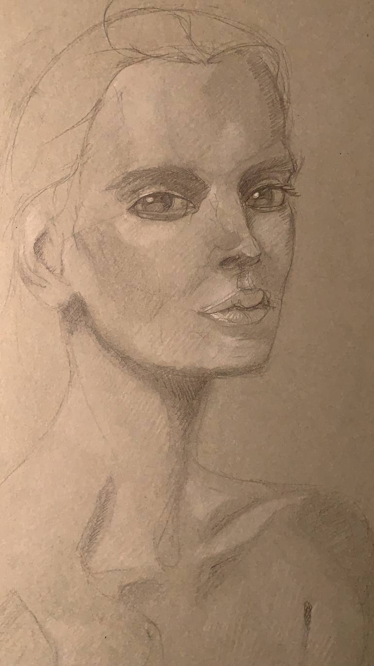 Lady 18 Drawing by Andrea Sanguineti | Saatchi Art