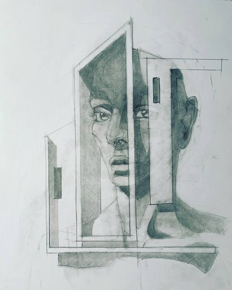 portraits of architecture Drawing by Andrea Sanguineti | Saatchi Art