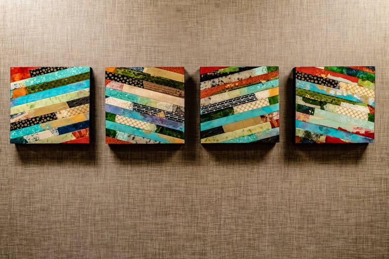 Diagonals Collage by PT Tiersky | Saatchi Art