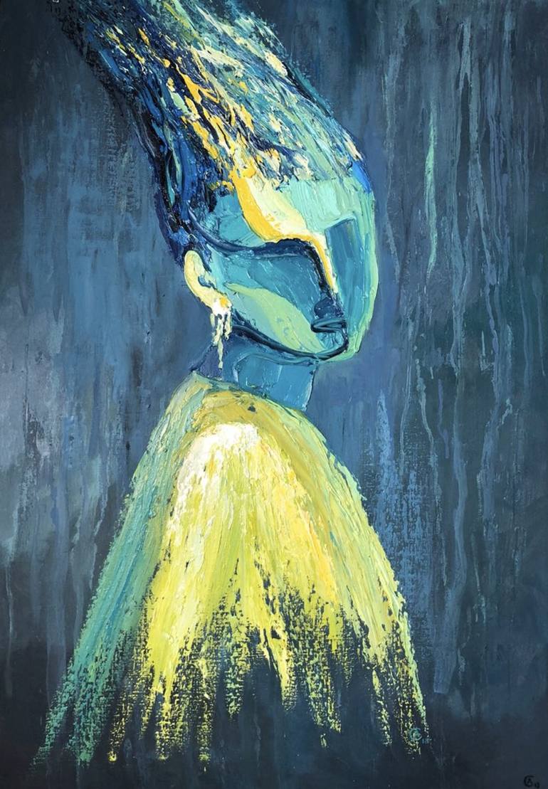 Element of the Water Painting by Alexandra Semenova | Saatchi Art