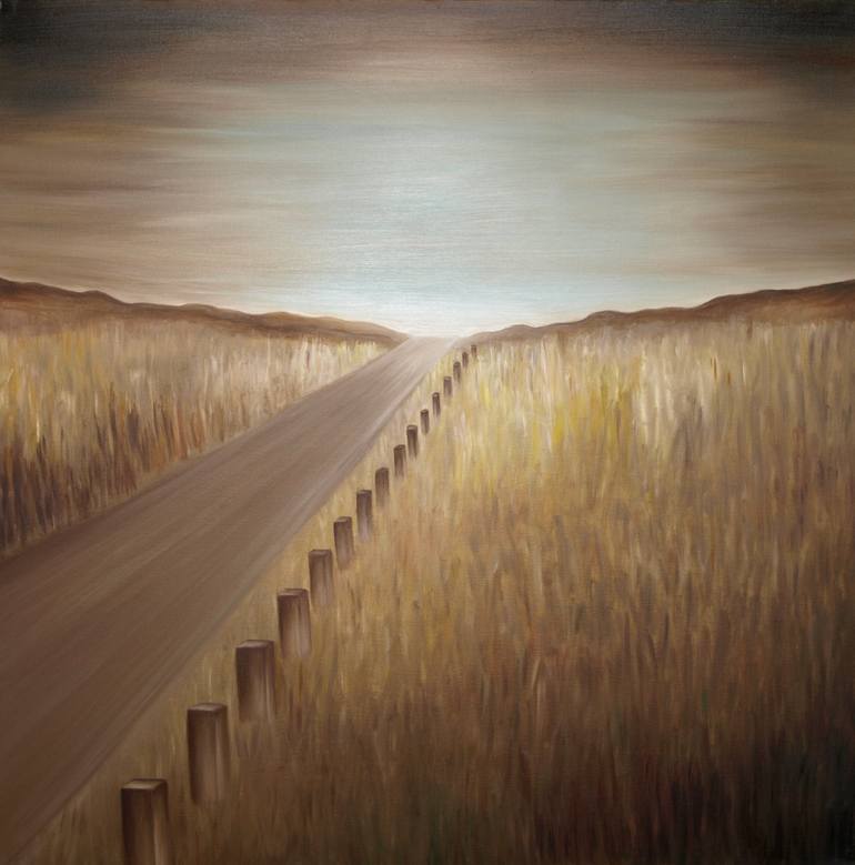 Long Road To Somewhere Painting by Emma Varney | Saatchi Art