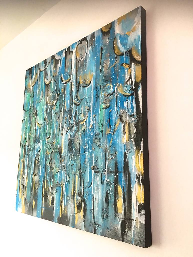 Ocean Drops Painting by TONY STOCKMAN | Saatchi Art