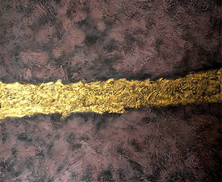 Band Of Gold III Painting by TONY STOCKMAN | Saatchi Art