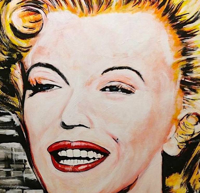 Marilyn Monroe Painting by TONY STOCKMAN | Saatchi Art