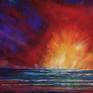 Sunburst Painting by TONY STOCKMAN | Saatchi Art