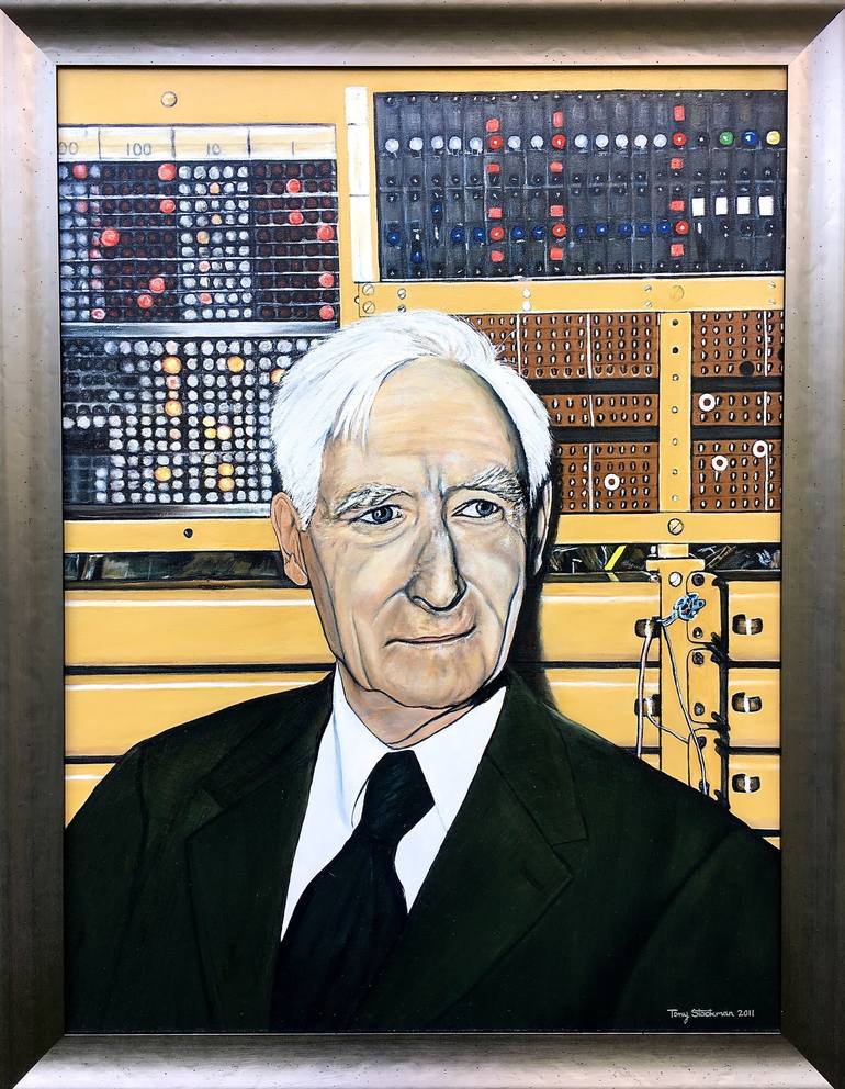 Tommy Flowers Painting by TONY STOCKMAN | Saatchi Art