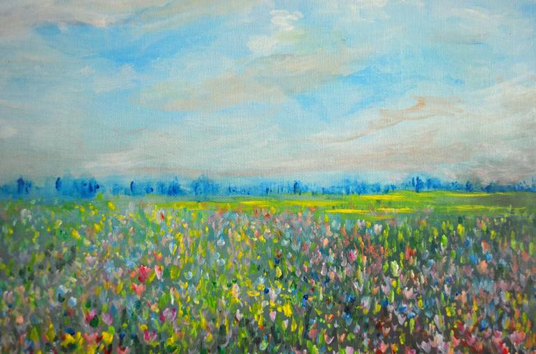 Memories of Monet (sold) Painting by Marianna Sigov | Saatchi Art