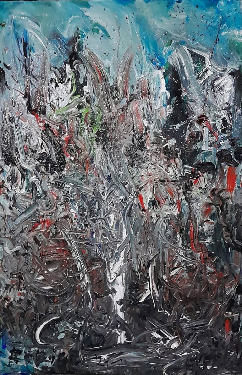 Gramsci's Hegemony Painting by Rahmawati Riree | Saatchi Art