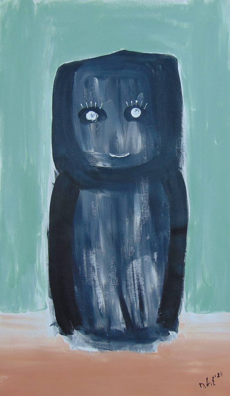 Introverted me Painting by Dmitry Artyukhin | Saatchi Art