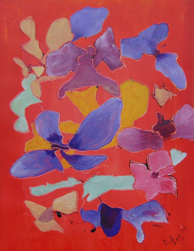 Life of Flowers, February 2025 Painting by Dmitry Artyukhin | Saatchi Art