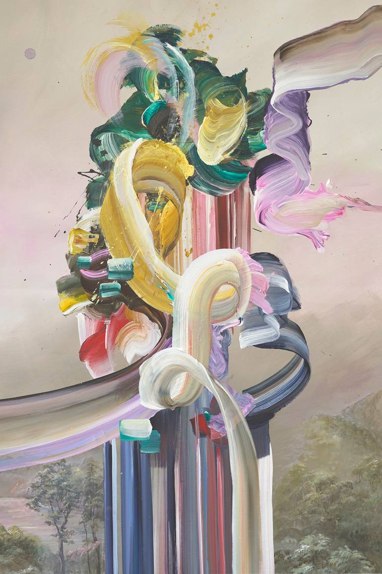 Scenery 13.6 (Forms of Resonance) Painting by Satu Laurel | Saatchi Art