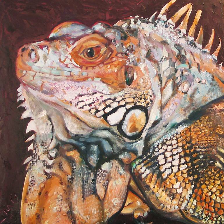 Portrait of Zard Painting by Lisa Goldfarb | Saatchi Art