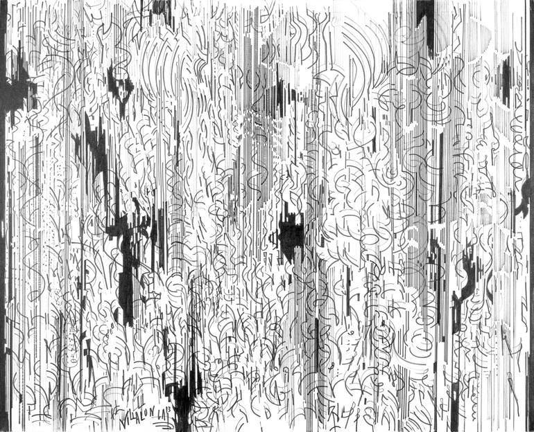 Contrapuntos - Counterpoints - Drawing by Martin Villalonga | Saatchi Art