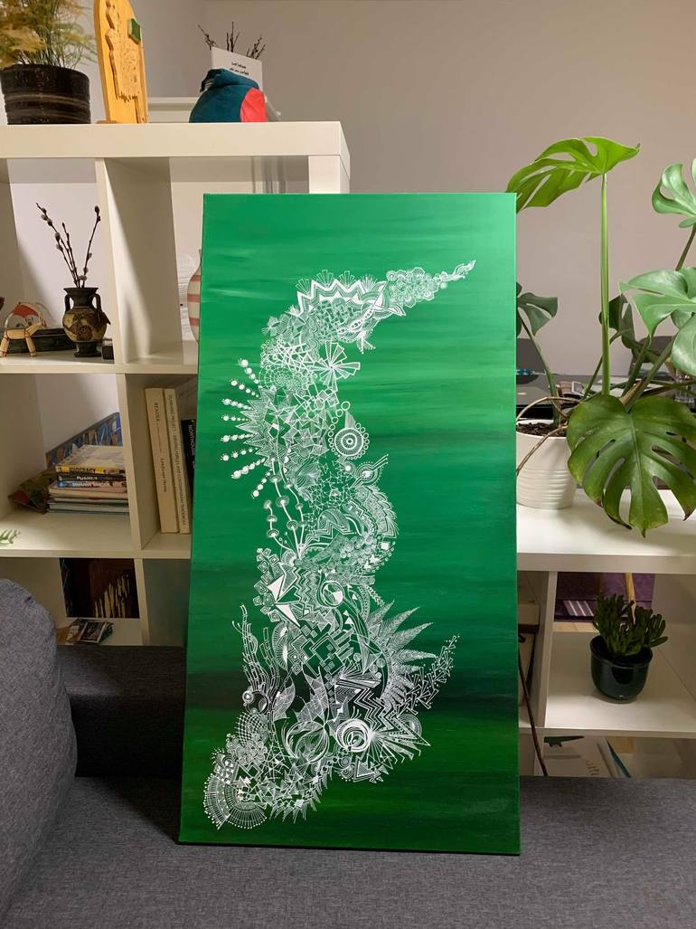 Dancing Aurora Drawing by Tuly Costa | Saatchi Art