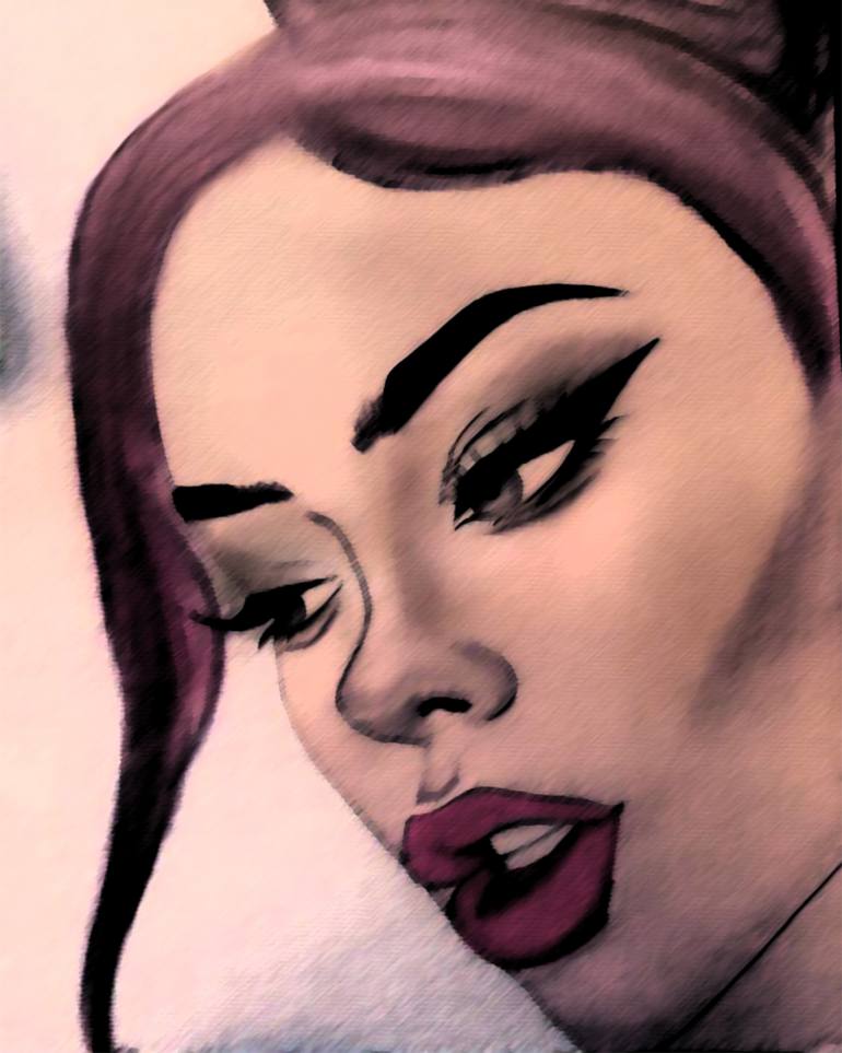 Girl gone lost Drawing by Hristiyana Tsvetkova | Saatchi Art