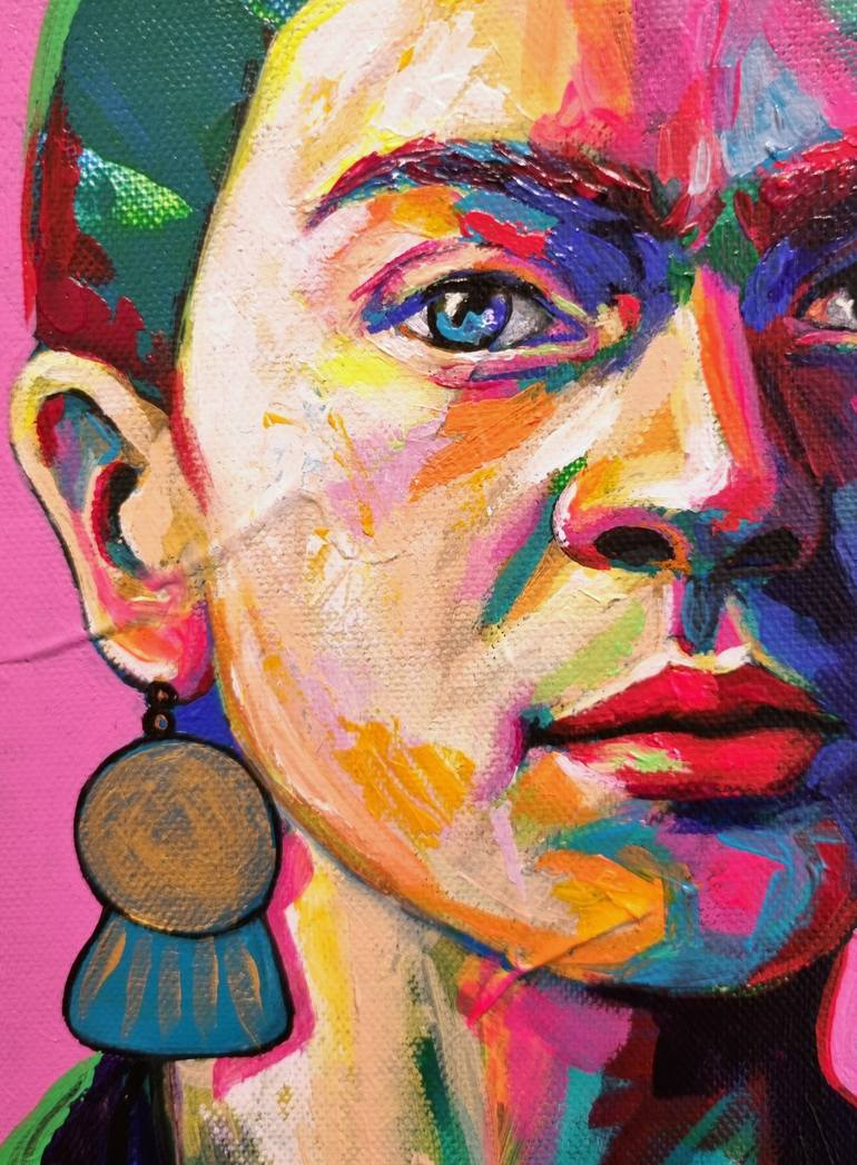 Frida Kahlo 5 - Young Frida Painting by Alexandra Andreica | Saatchi Art