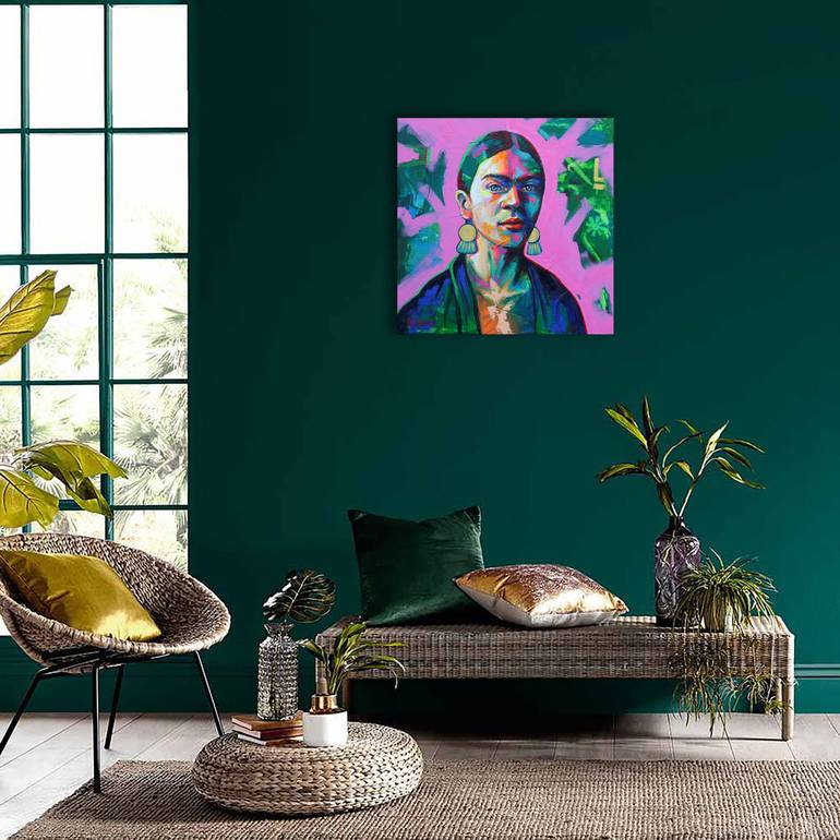 Frida Kahlo 5 - Young Frida Painting by Alexandra Andreica | Saatchi Art