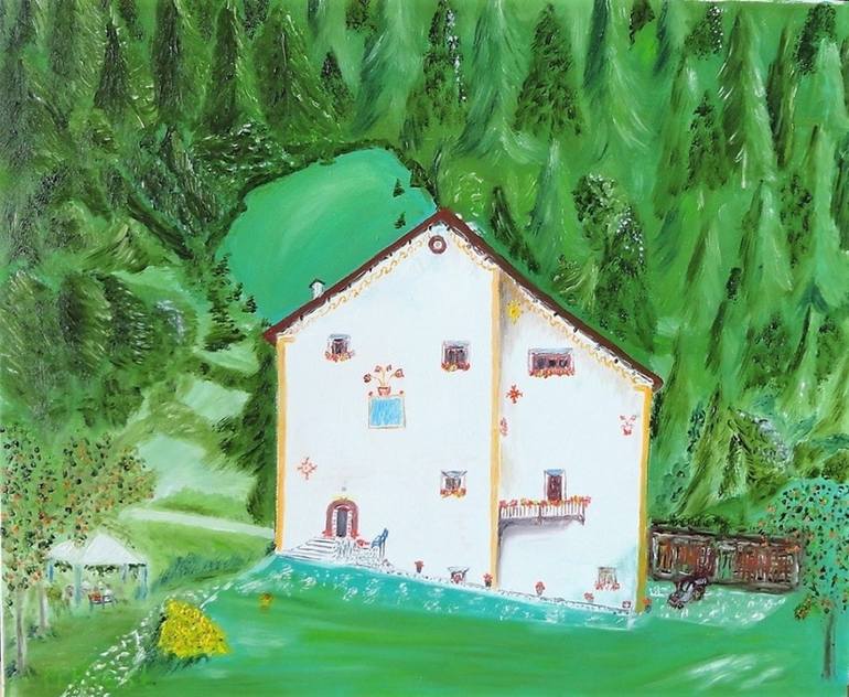 House Painting by Mamikon B | Saatchi Art