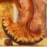 Landscape with Sunflowers Painting by Alexander Demidov | Saatchi Art