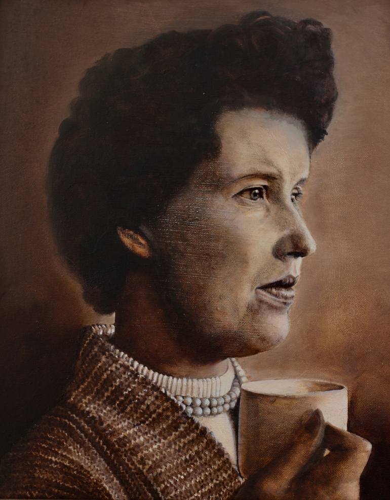 Jeanne Wareham Painting by Andrew Breen | Saatchi Art