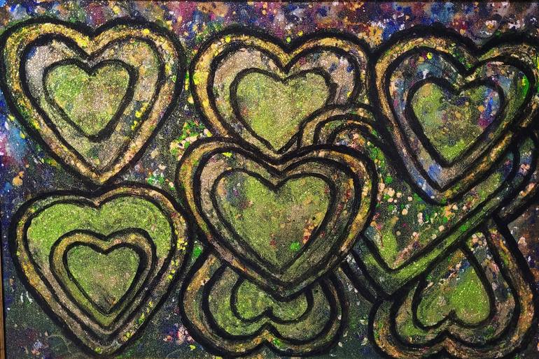 The Hearts Painting by Igor Chernenko | Saatchi Art