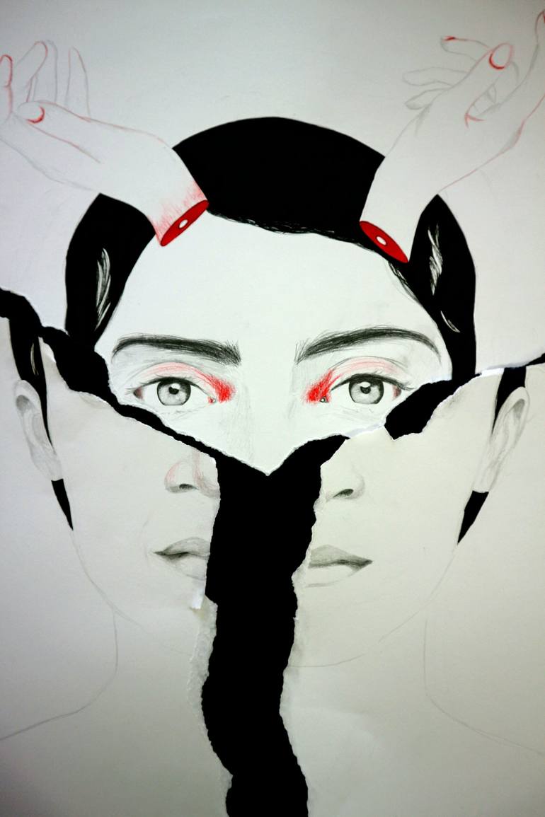 Rip it up Drawing by James Zeta | Saatchi Art