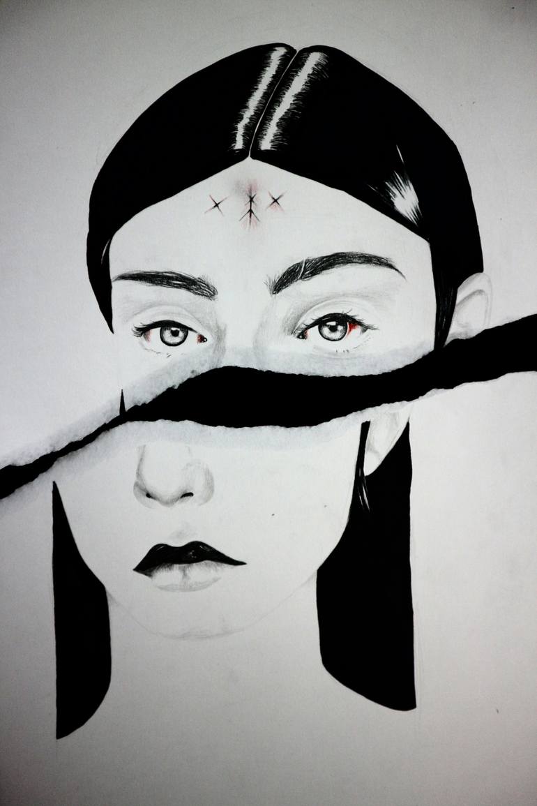 Desolation Drawing by James Zeta | Saatchi Art