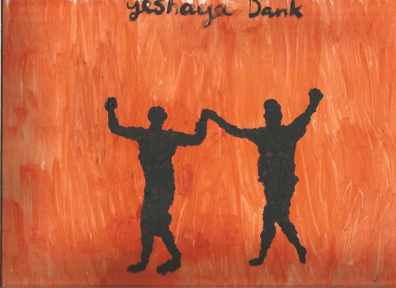 Love is the answer Painting by Yeshaya Dank | Saatchi Art