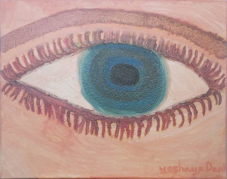 The coral eye (2018) Painting by Yeshaya Dank | Saatchi Art