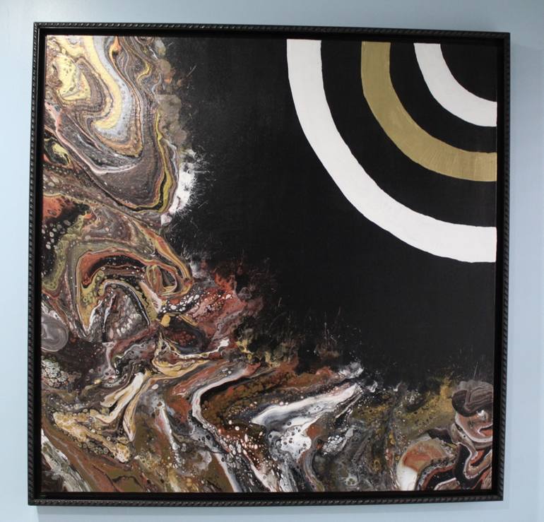 The Calm & The Storm Painting by Jakz Shake | Saatchi Art